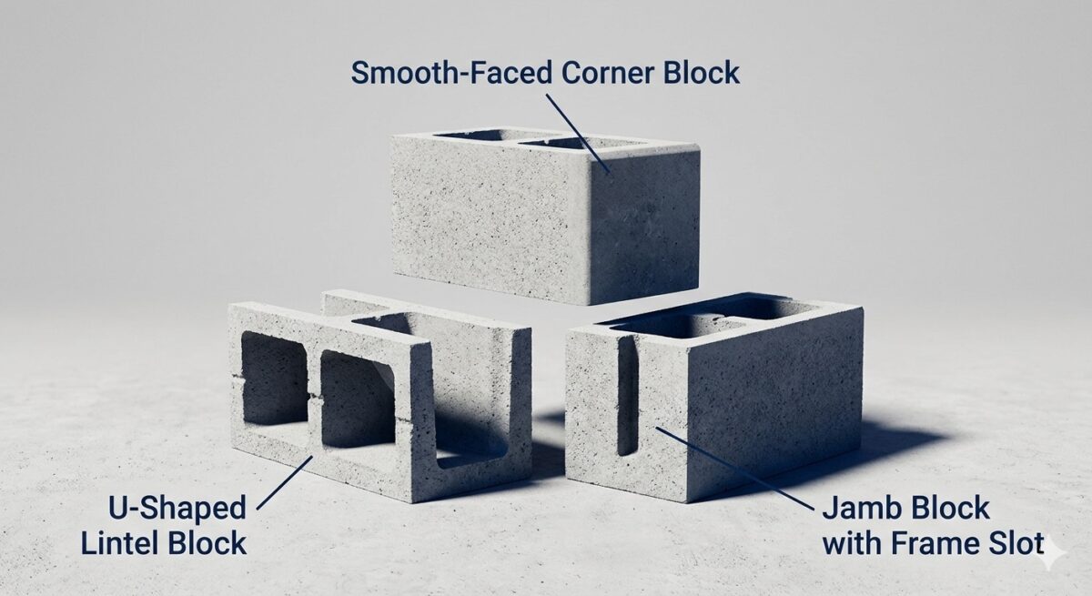 Types of Concrete Blocks in Construction - Uses, Sizes & CMU Guide